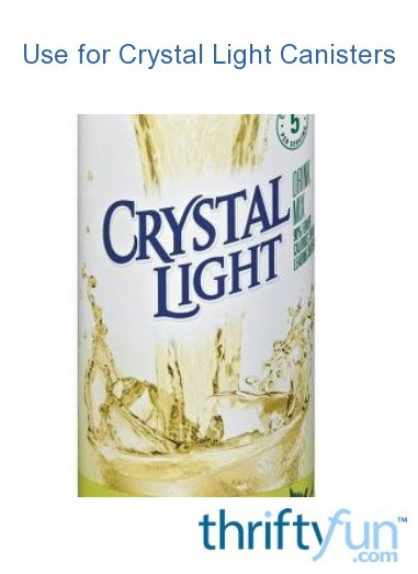 Use for Crystal Light Canisters | ThriftyFun