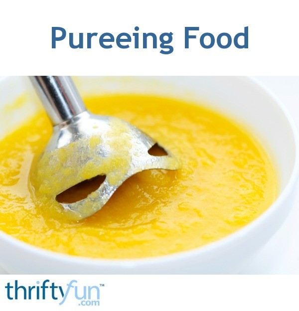 Pureeing Food | ThriftyFun