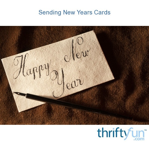 Sending New Year's Cards | ThriftyFun