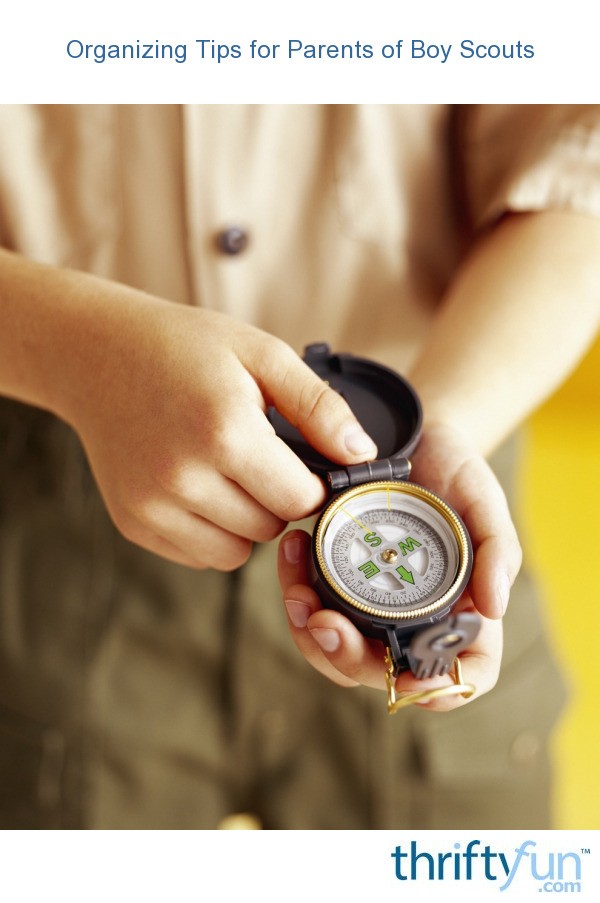 Organizing Tips for Parents of Boy Scouts | ThriftyFun