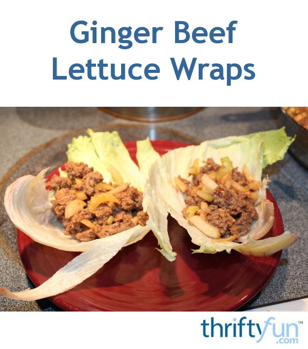 Ginger Beef Lettuce Wraps | ThriftyFun