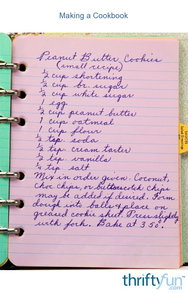 Making a Cookbook | ThriftyFun