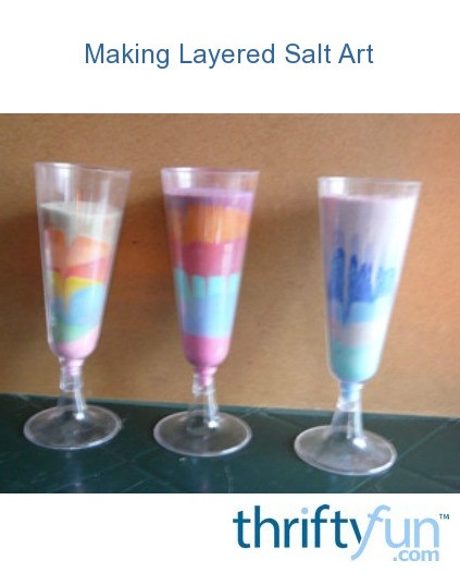 Making Layered Salt Art | ThriftyFun
