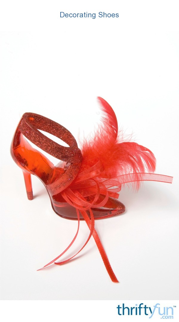 Decorating Shoes | ThriftyFun