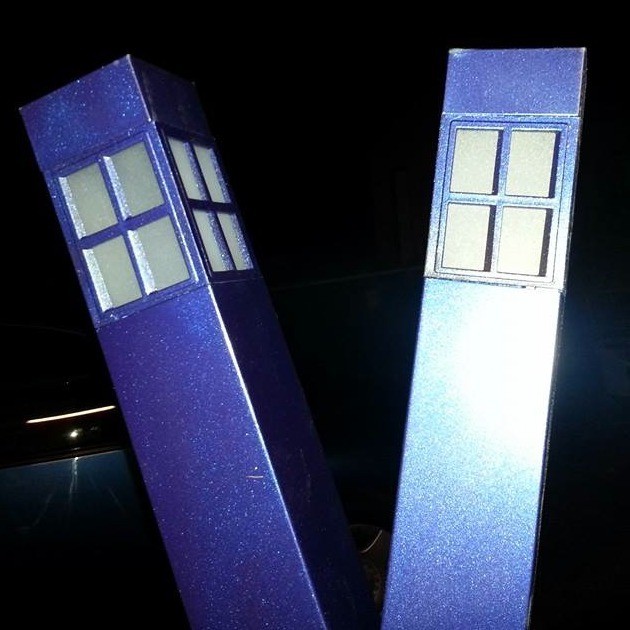 Tardis Solar Garden Lights | ThriftyFun