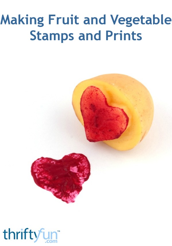 Making Fruit and Vegetable Stamps and Prints | ThriftyFun
