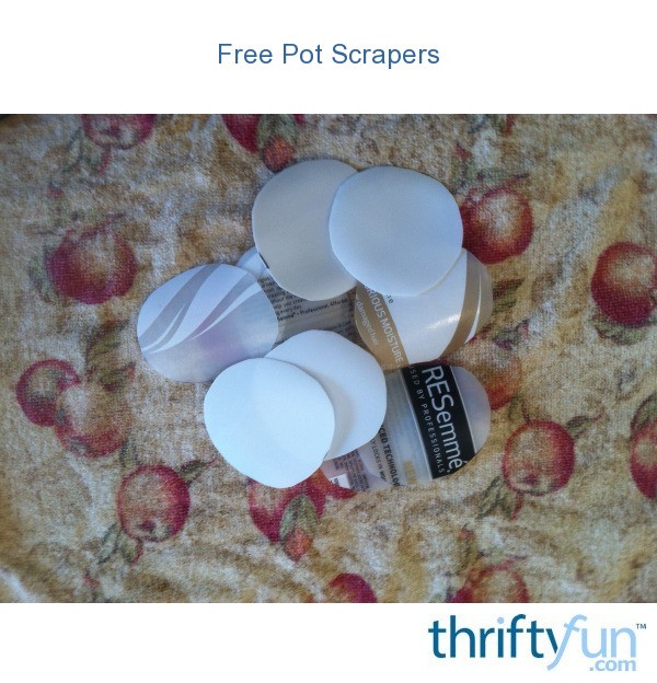 Free Pot Scrapers | ThriftyFun