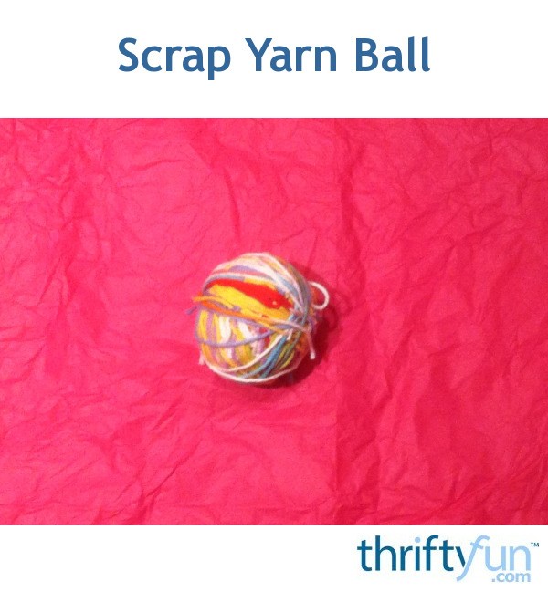 How to Make a Scrap Yarn Ball | ThriftyFun