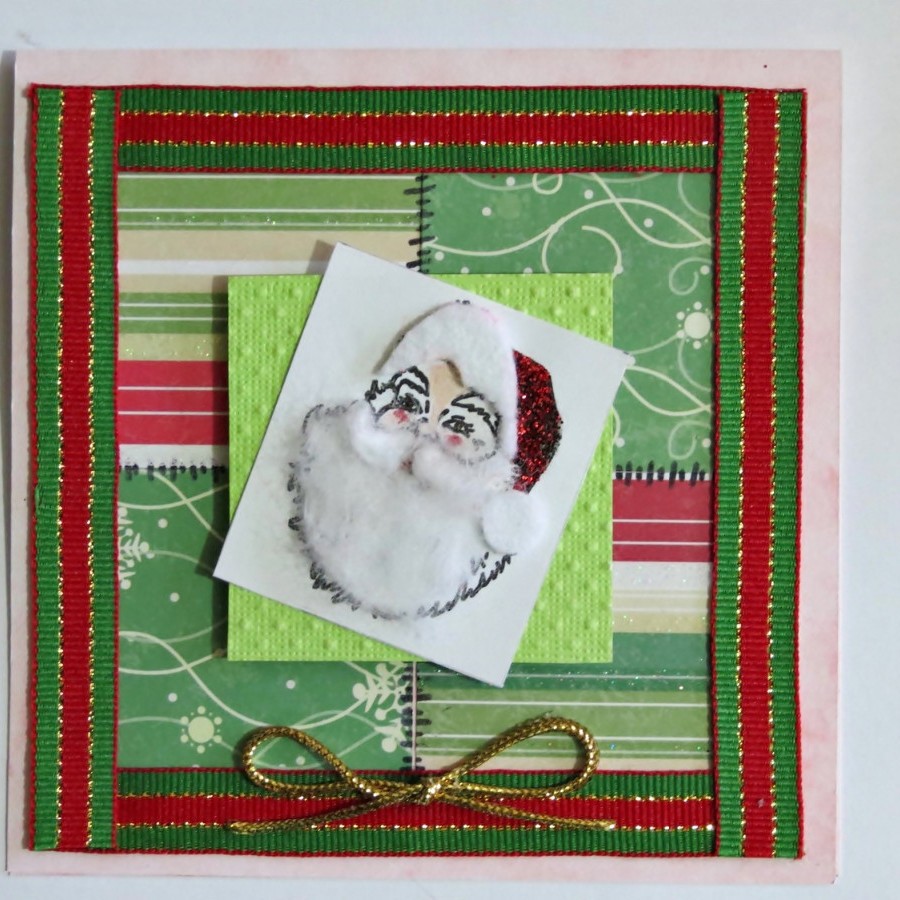 Homemade 3D Merry Father Christmas Card | My Frugal Christmas