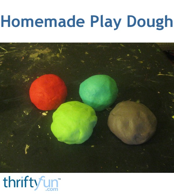 Homemade Play Dough | ThriftyFun