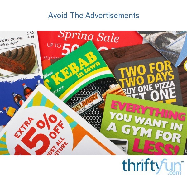 Avoid The Advertisements | ThriftyFun