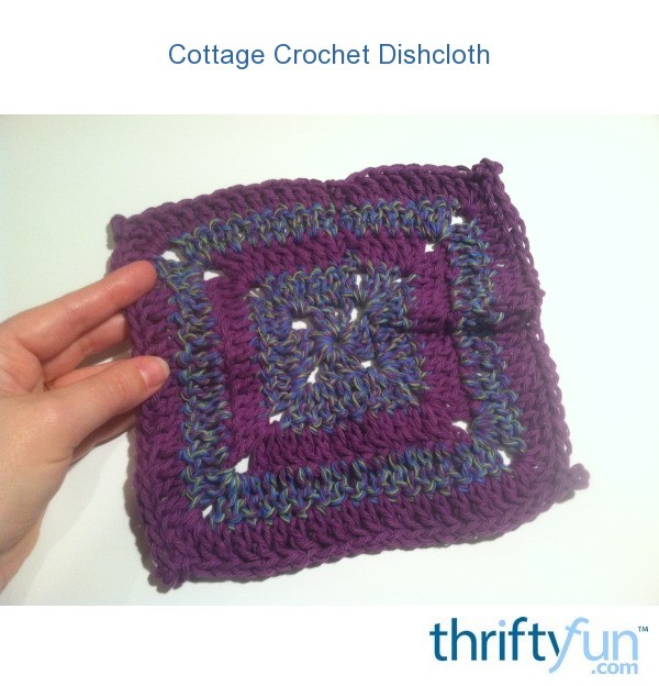 Cottage Crochet Dishcloth | ThriftyFun
