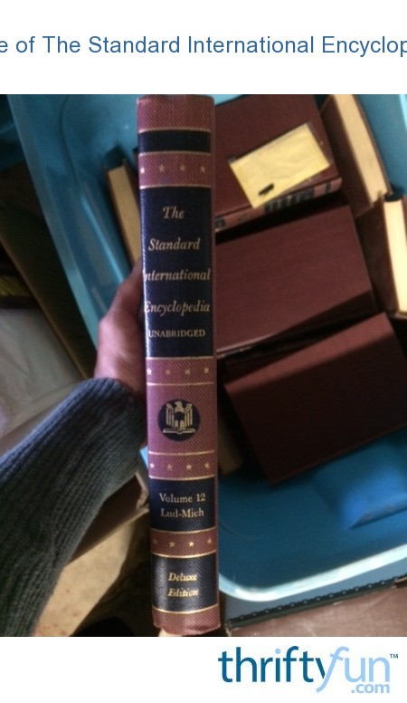 Value of The Standard International Encyclopedia? | ThriftyFun