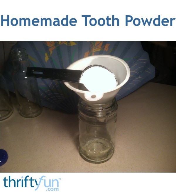 Homemade Tooth Powder | ThriftyFun