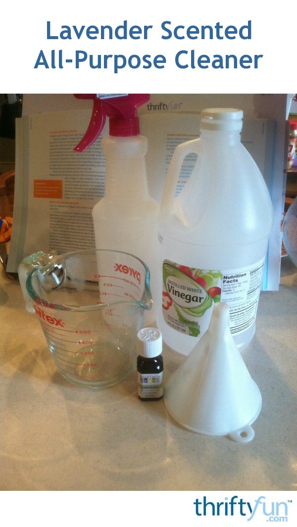 Lavender Scented All-Purpose Cleaner | ThriftyFun