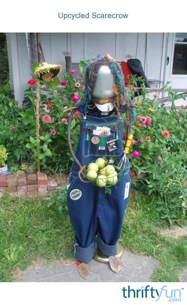 Upcycled Scarecrow | ThriftyFun