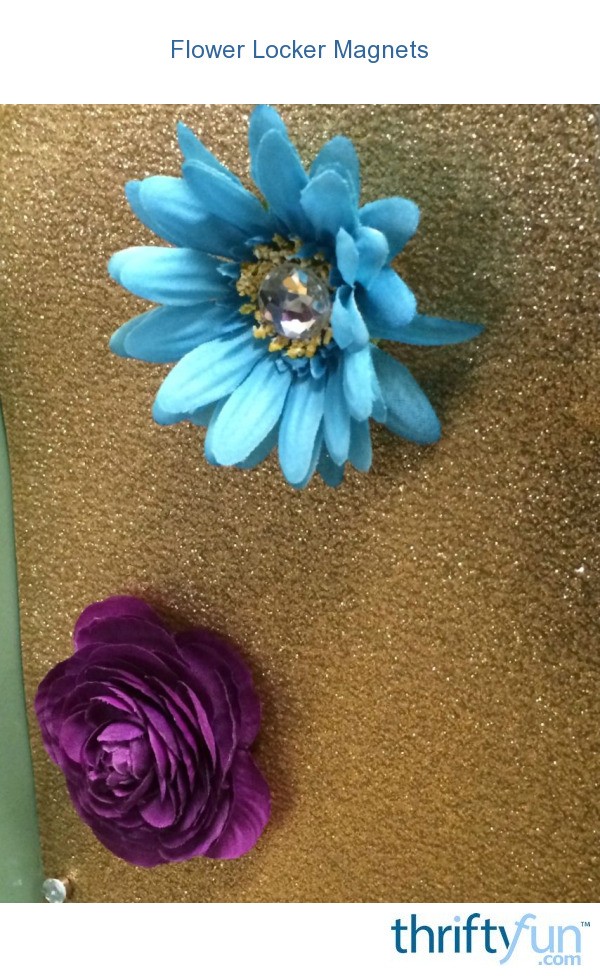Flower Locker Magnets | ThriftyFun