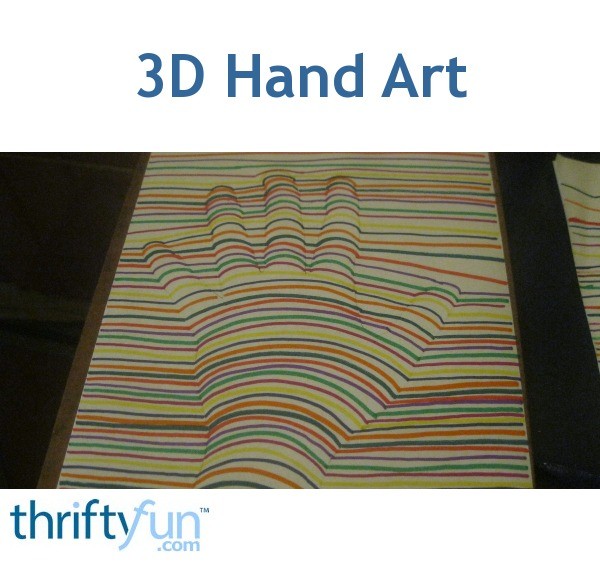 How to Make 3D Hand Art | ThriftyFun