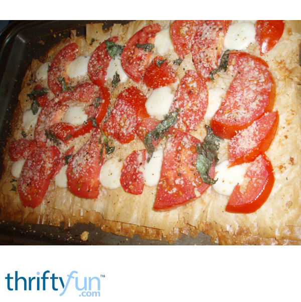 Flaky Phyllo Pizza Thriftyfun