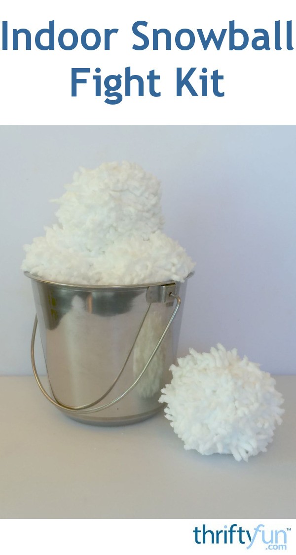 Indoor Snowball Fight Kit | ThriftyFun