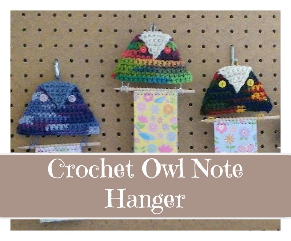 Making a Crochet Owl Note Hanger | ThriftyFun