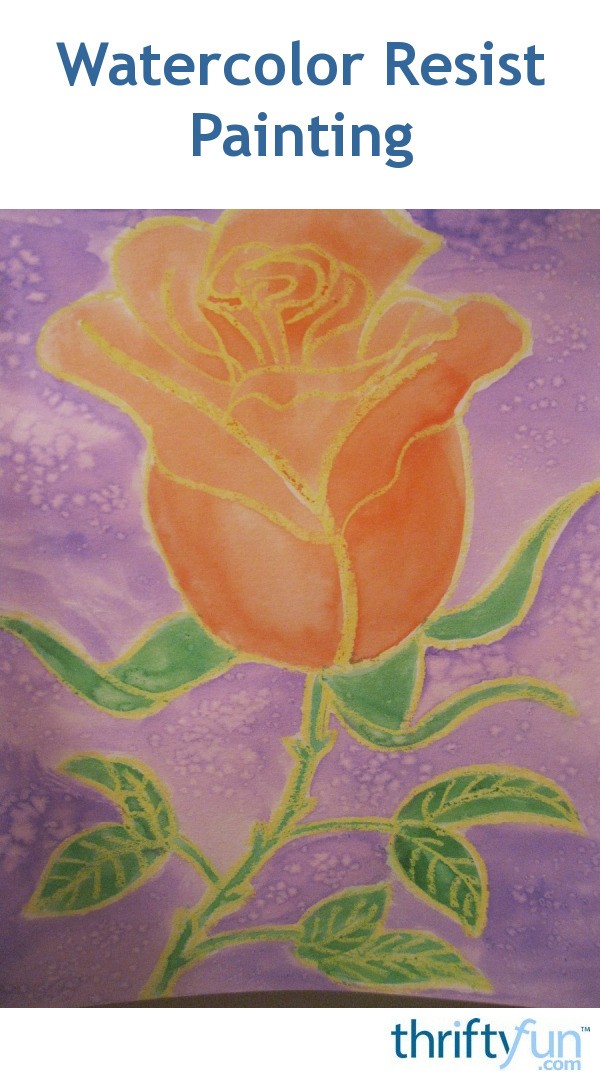 Watercolor Resist Painting | ThriftyFun