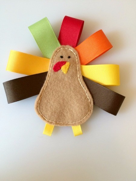 Felt and Ribbon Turkey | ThriftyFun