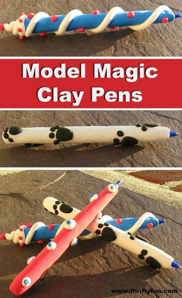 Making Model Magic Clay Pens | ThriftyFun