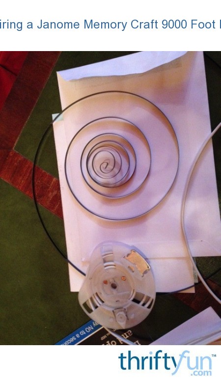 Repairing a Janome Memory Craft 9000 Foot Pedal? | ThriftyFun