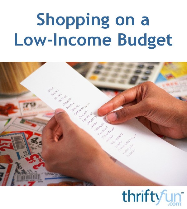Shopping on a Low-Income Budget | ThriftyFun