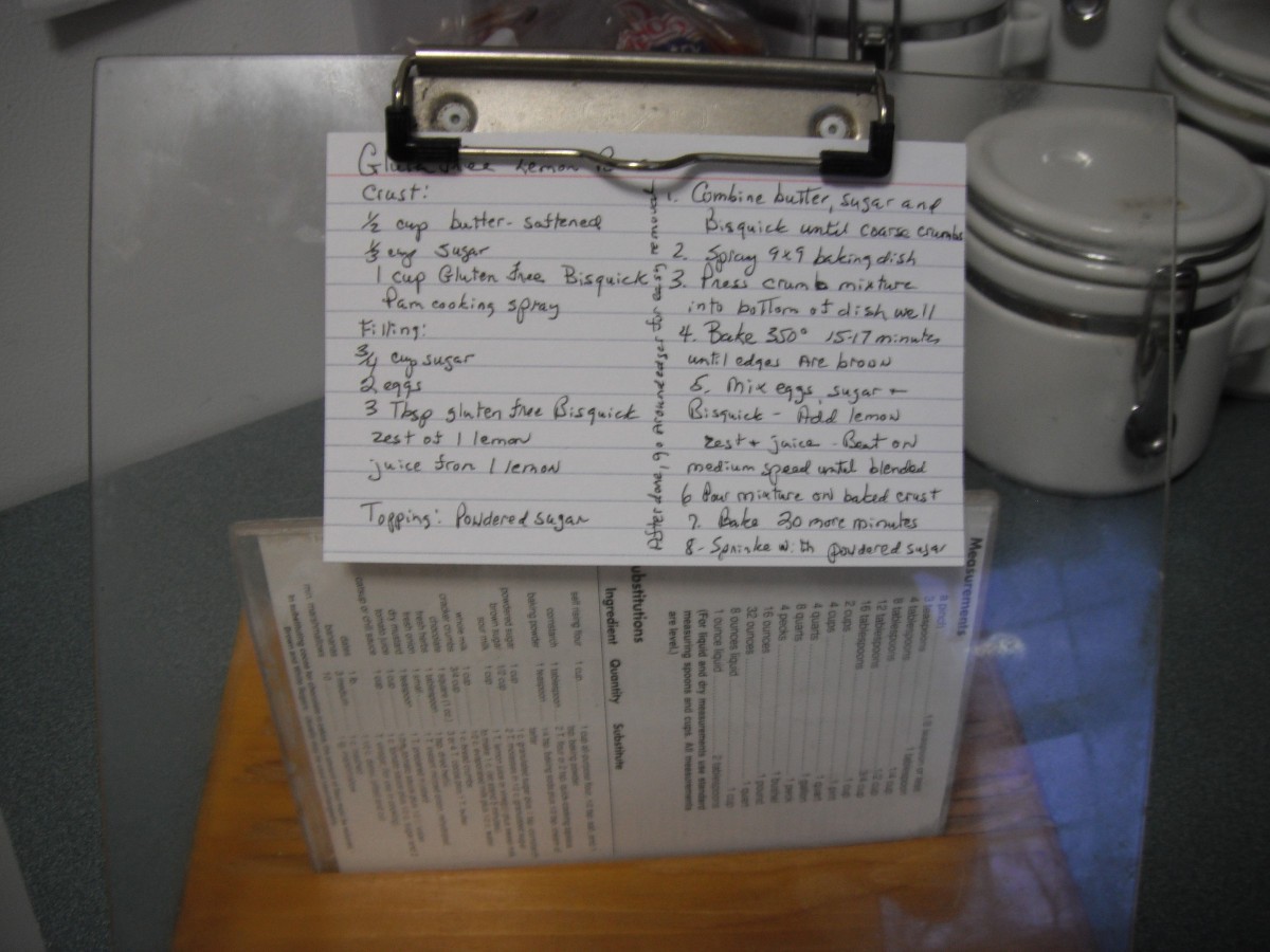 Homemade Recipe Book Holder ThriftyFun