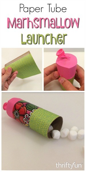 Making a Paper Tube Marshmallow Launcher | ThriftyFun