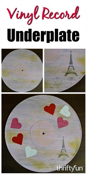 Making a Vinyl Record Underplate | ThriftyFun