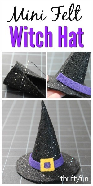 Making A Mini Felt Witch Hat ThriftyFun