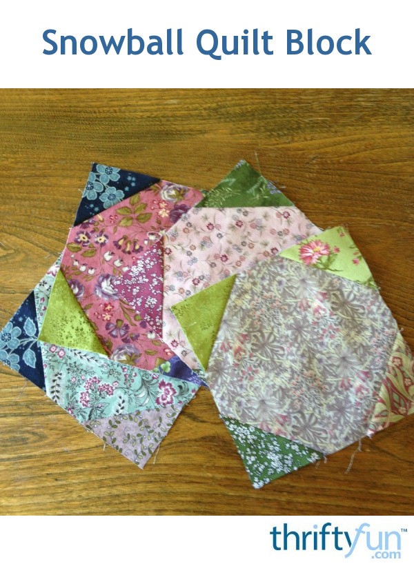 Snowball Quilt Block | ThriftyFun