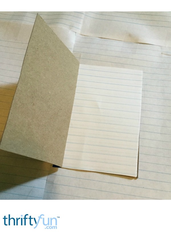 Recycled Box Notebooks | ThriftyFun