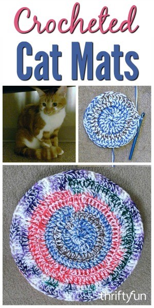 Making Crocheted Cat Mats | ThriftyFun