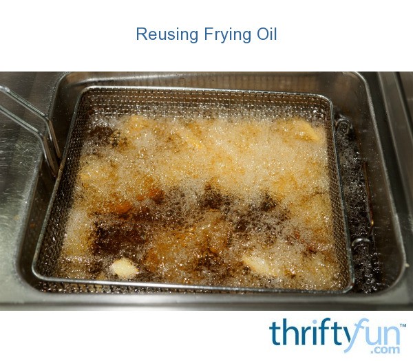 Reusing Frying Oil | ThriftyFun