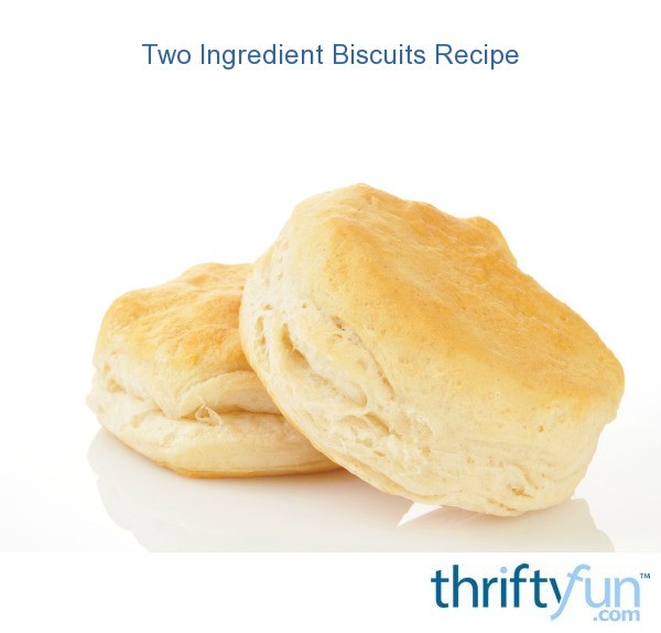 Two Ingredient Biscuits Recipe | ThriftyFun