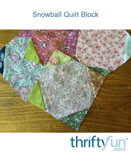 Snowball Quilt Block | ThriftyFun