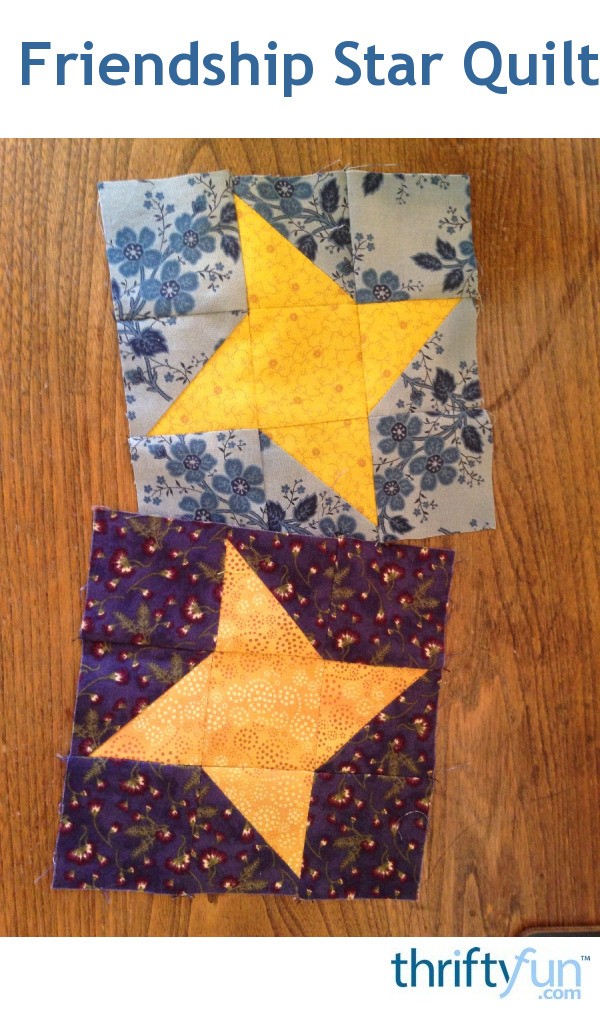 6 Inch Friendship Star Quilt Block | ThriftyFun