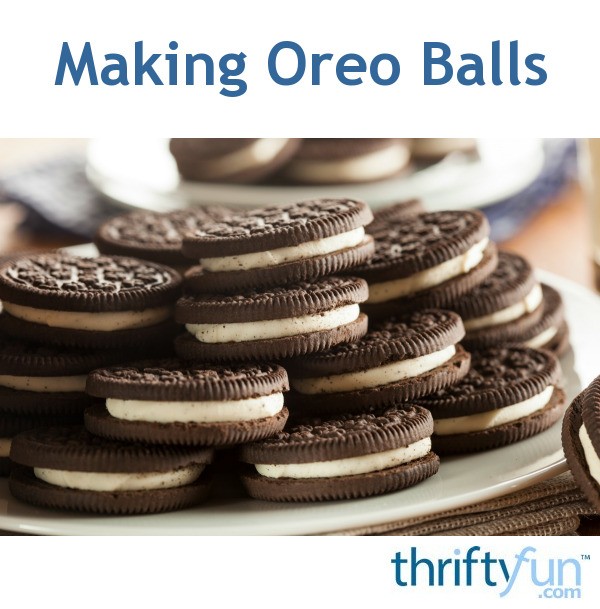 Making Oreo Balls | ThriftyFun