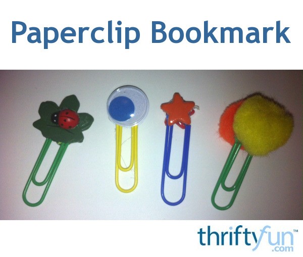 Paperclip Bookmark | ThriftyFun
