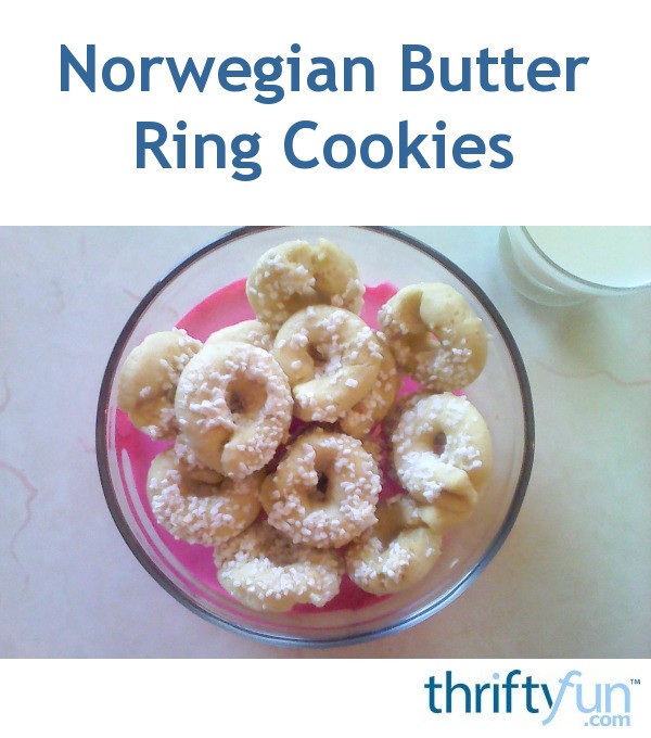 Norwegian Butter Ring Cookie Recipe | My Frugal Christmas