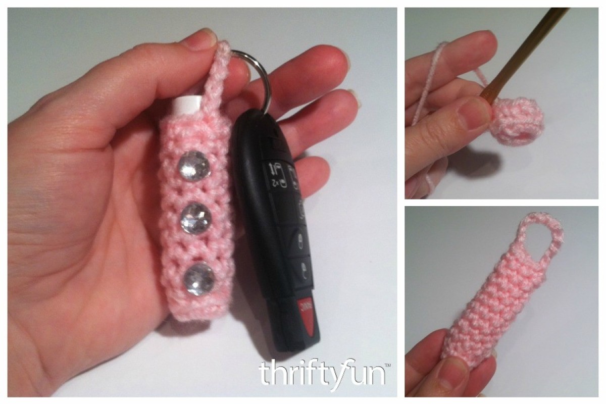 Crochet Keychain ChapStick Holder | ThriftyFun