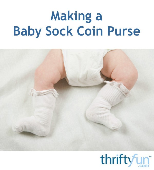 Making a Baby Sock Coin Purse | ThriftyFun