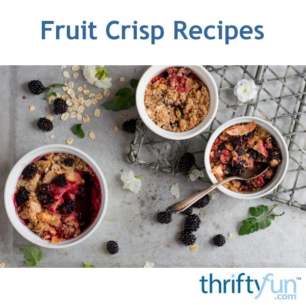 Fruit Crisp Recipes | ThriftyFun