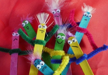 Popsicle Stick Puppets | ThriftyFun