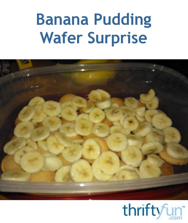 Banana Pudding Wafer Surprise | ThriftyFun