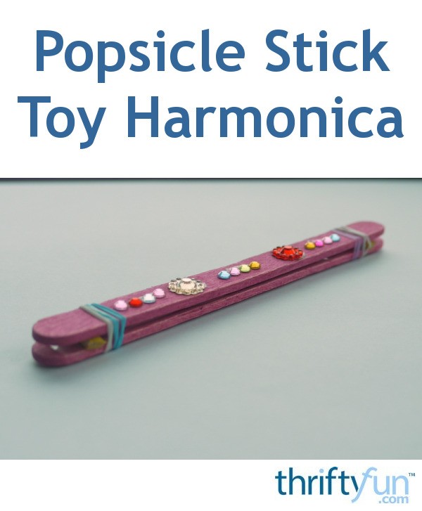 Popsicle Stick Toy Harmonica | ThriftyFun